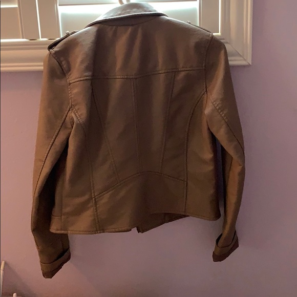 American Rag | Jackets & Coats | Brand New Tan Leather Jacket | Poshmark